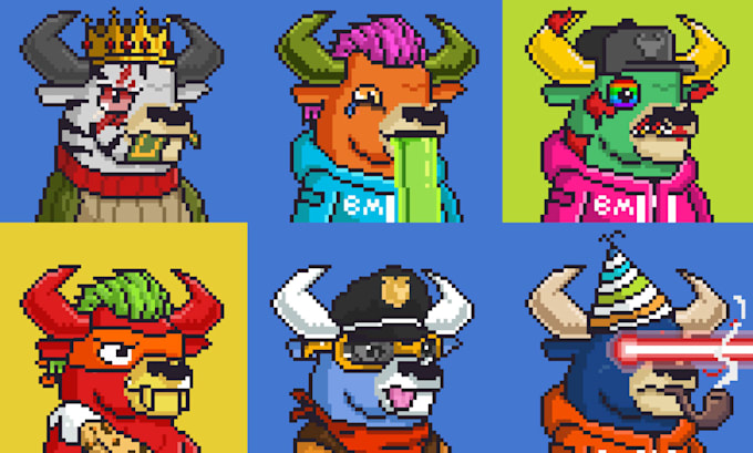 Create pixel art 8 bit designs, characters and icons by Jeffshorts | Fiverr