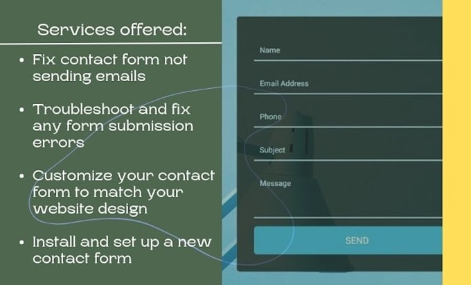 Do fix your broken wordpress contact form quickly by Dev_nuramin | Fiverr