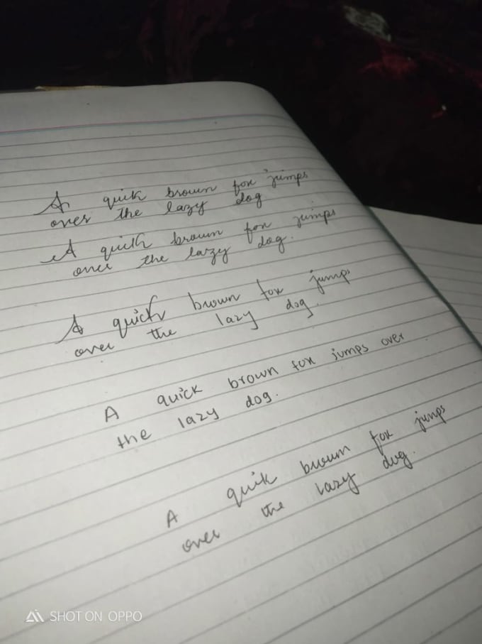 Write letters, notes and assignments in my handwriting by ... Write letters, notes and assignments in my handwriting by ...