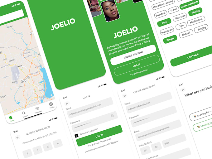 Design website ui, mobile app ui, landing page ui in figma by Janebron | Fiverr