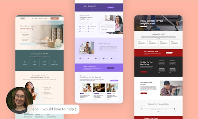 Create high converting ux designs for your website by Summervanpay | Fiverr