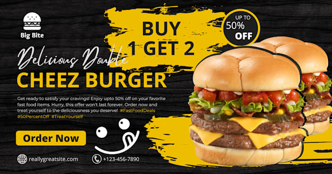 Do creative facebook ad copywriting with catchy banner design by Md24 ...