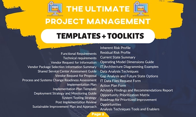 Provide premium project management templates used by fortune 100 ...