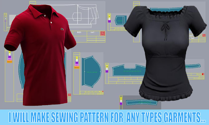 Create clothing sewing patterns and perform pattern grading by ...