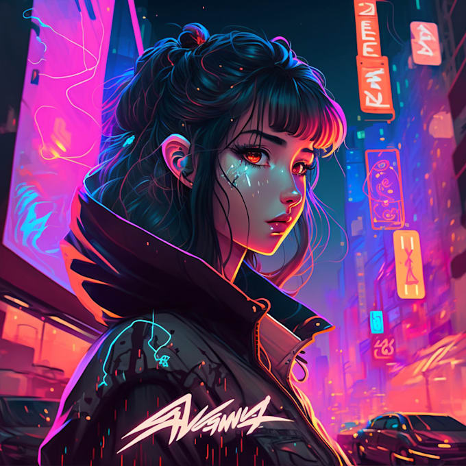 Make anime cartoon album cover art fast hip hop rap lofi by Cuddlecoder ...
