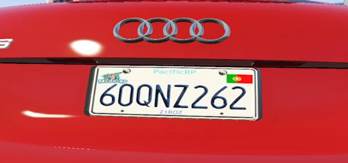 Make a custom car plate for your all fivem server by Pedroribeiro69 ...