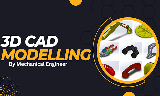 Assist in mechanical products designing, 3d cad modeling, technical 2d ...
