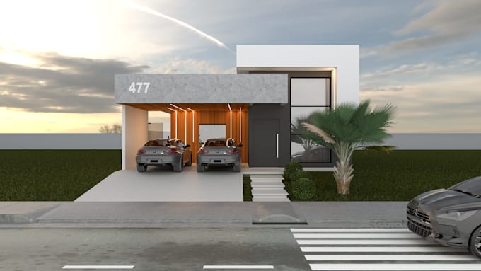 Fazer a volumetria de algum ambiente by Lmarinsgarcia | Fiverr