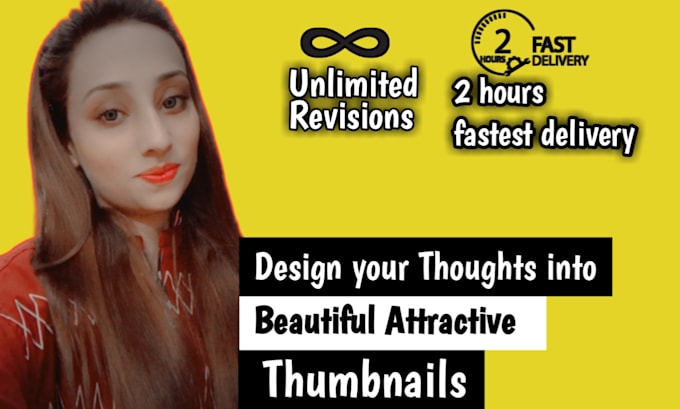 Design professional catchy youtube thumbnail by Nidaali7 | Fiverr