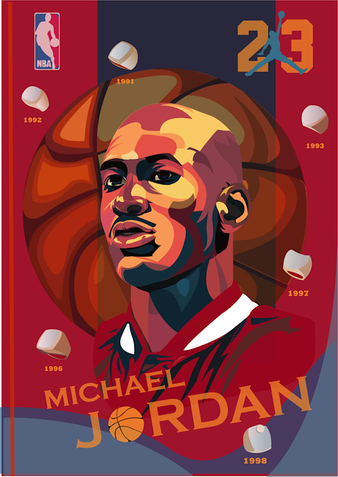 Draw your basic portrait vector by Phatthanh08 | Fiverr