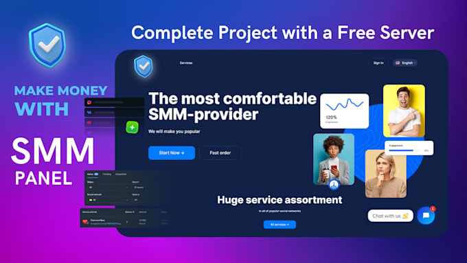 Create social media marketing smm platform by Jalliaviv | Fiverr