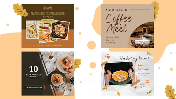 Design creative animated food posters restaurant menu by Hazz565 | Fiverr