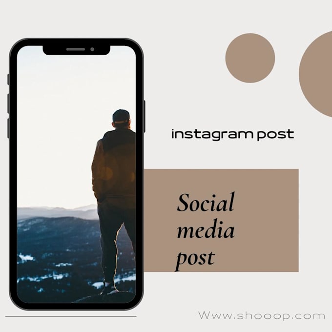 Design your professionnel post instagram by Shooop_23 | Fiverr