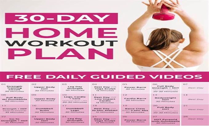 Create custom fitness training workout plan for you by Tantai99 | Fiverr