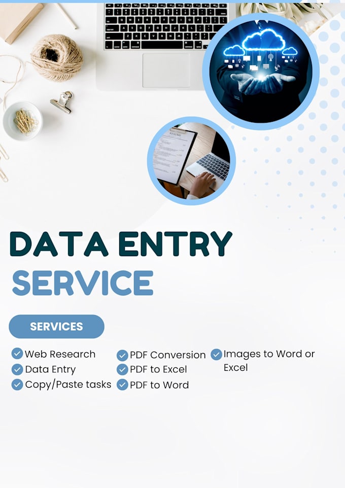 Do excel data entry, web research, copy paste, and pdf conversion by Nikkabellar | Fiverr