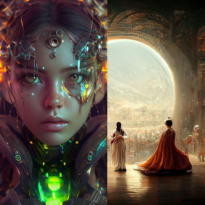 Create stunning fictional ai art character design for you by ...
