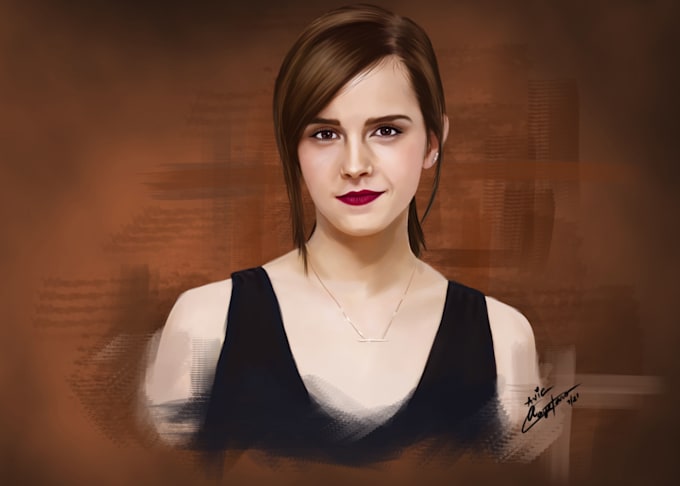 Realistic digital portrait that you will surely love by Aviechum | Fiverr