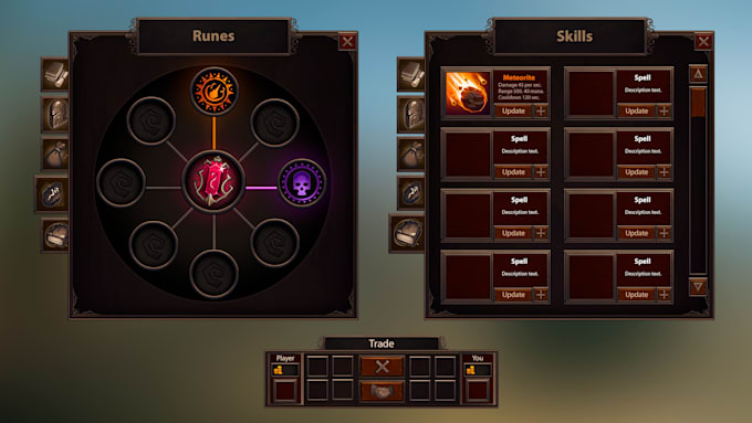 Design custom rpg game ui and hud by Chabubakar10 | Fiverr