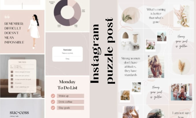 Do an awesome instagram puzzle post design for you by Mamona_shafiq12 ...