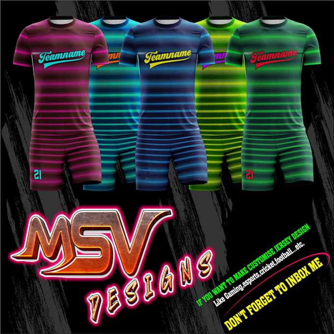 Do amazing jersey tshirt design for sports wear by Venkatshanmugam | Fiverr