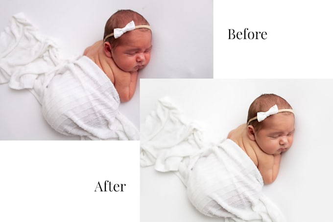 Edit and retouch newborn baby photo in photoshop by Iqraakbar1 | Fiverr