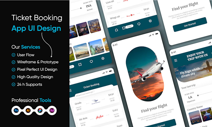 Create mobile app ui design by Drpatel227 | Fiverr
