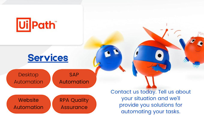 Automate your repetitive tasks using uipath by Rpadeveloper1 | Fiverr
