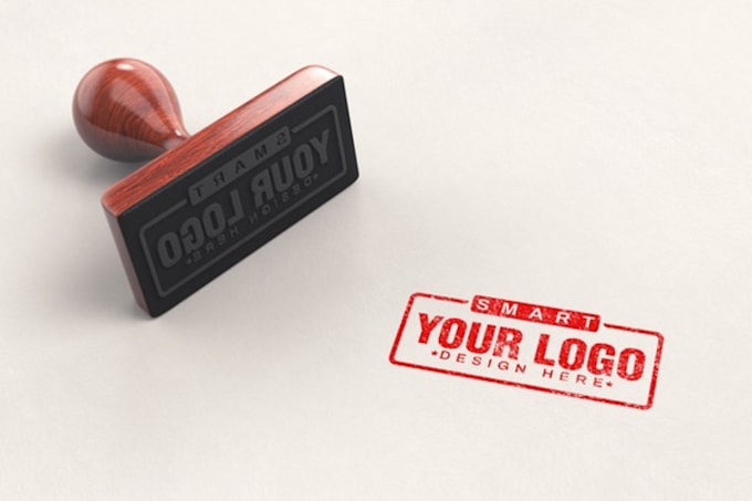 Design a stamp logo to your business or you company by Elhadi2000 | Fiverr