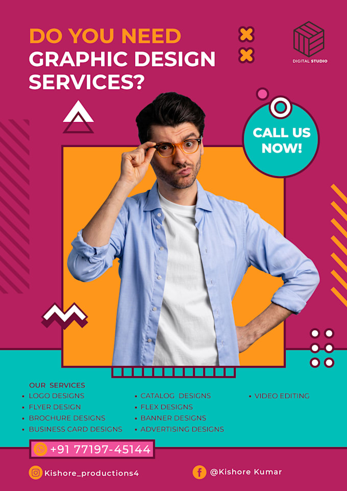 Do professional graphic design for your poster needs by K_productions12 ...