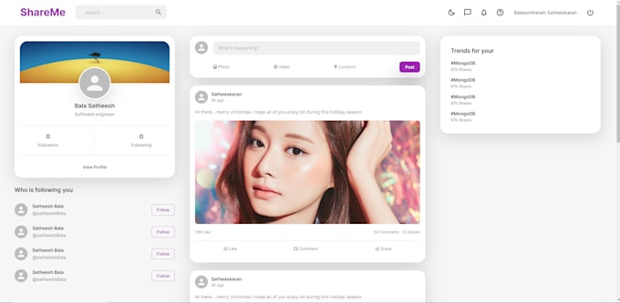 Develop Responsive Web Apps Using React Js Node Js Javascript Typescript By Bsatheeskaran