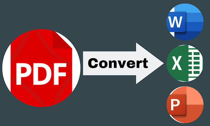 Convert pdf to excel, word, powerpoint by Freelancer2919 | Fiverr