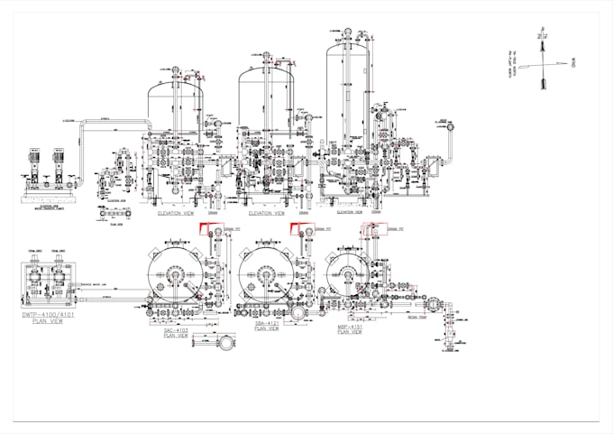 Erstellen sie zeichnungen für rohrleitungen, druckbehälter und ...