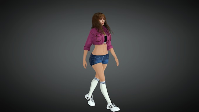 Create fully rigged 3d realistic character for animation or game unity and ue5 by Laxmi_rani ...