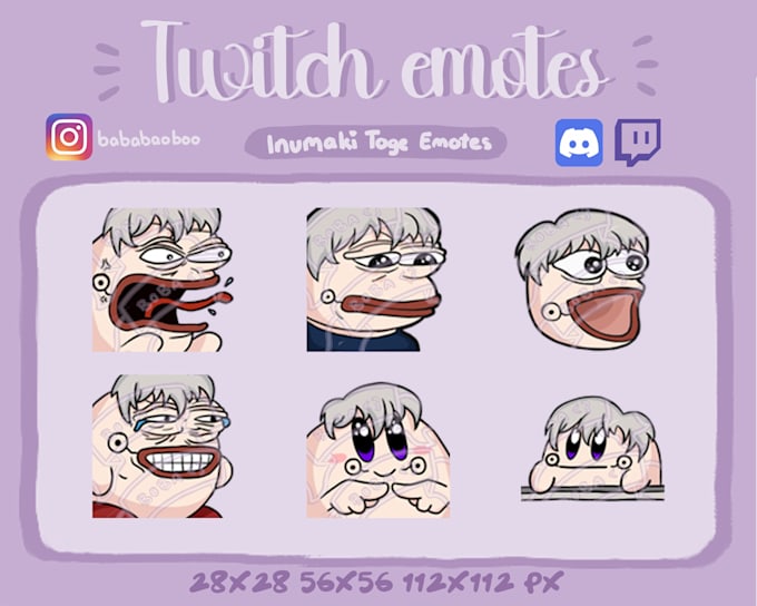 Create Custom Twitch Emotes Or Sub Badges By Bobabaoo Fiverr