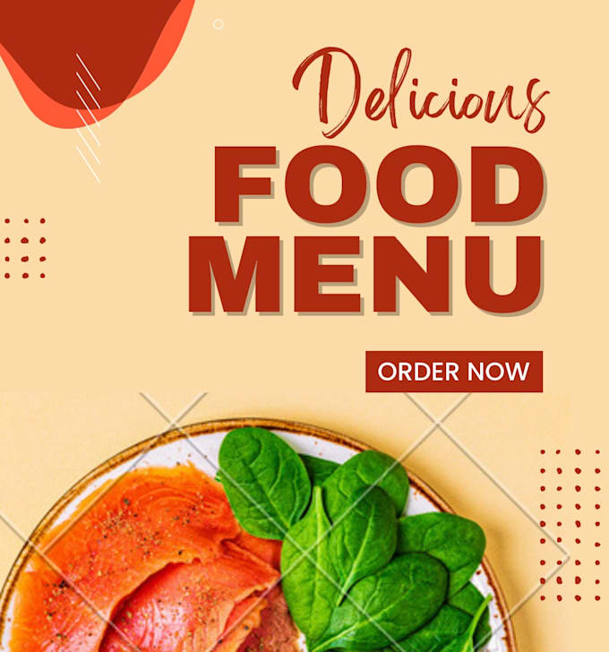 Design professional menu for your restaurant by Artkila | Fiverr