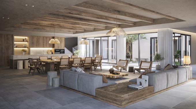 Provide high quality 3d interior renderings for your project by ...