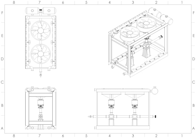 Create 2d engineering drawings, mechanical drawings, technical drawings ...