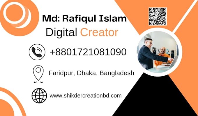 Make a profesonal and an eye catching business card by Digital_rafiq ...