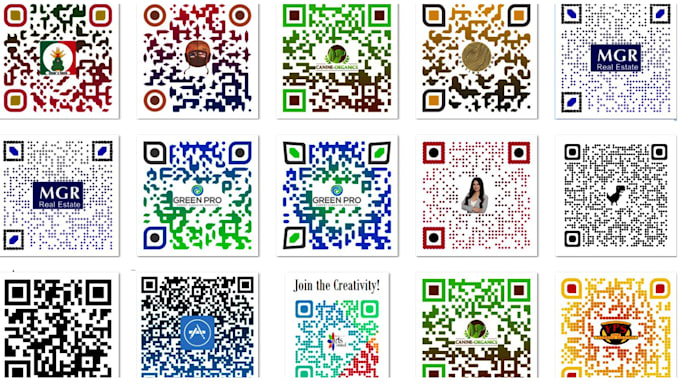 Custom qr code design with your logo in 2 hours by Afaqdesign02 | Fiverr