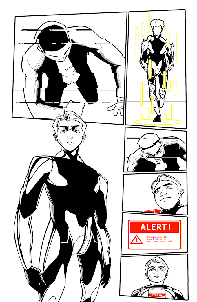 Draft, ink, colour and letter your comic pages and cover art by Stu_1e ...