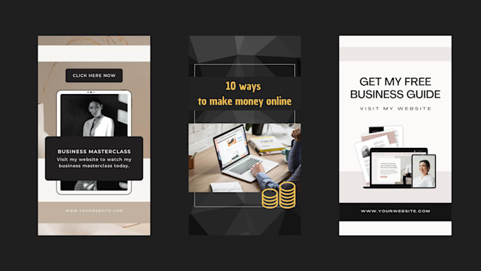 Design beautiful and unique pinterest pins by Alexandra_ga | Fiverr