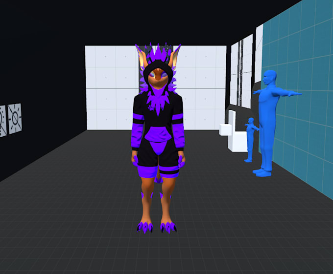 Retexture and import custom furry avatars into vrchat by Jasonsnow821 ...