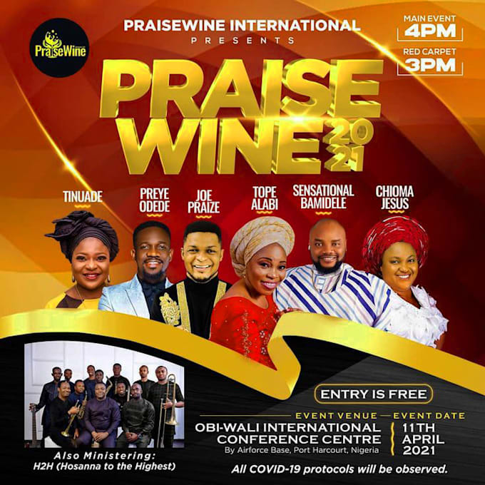 Do amazing church flyer or event flyer design in 6 hours by Graphix ...