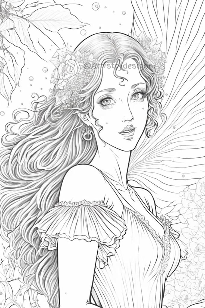 Draw coloring book pages for children and adults by Artistrydesignn ...