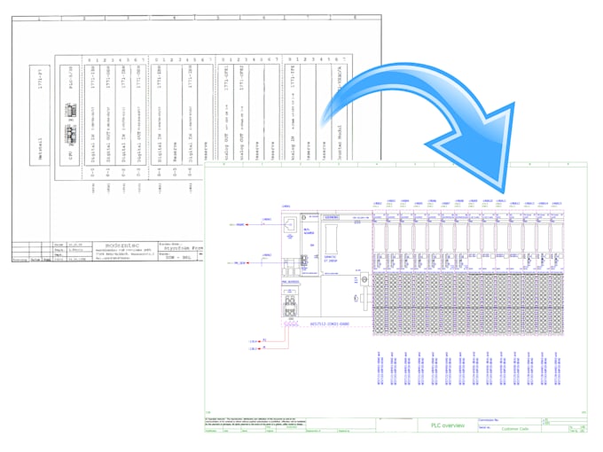Convert old cad, pdf or jpg electrical schematics into eplan project by T_todor | Fiverr