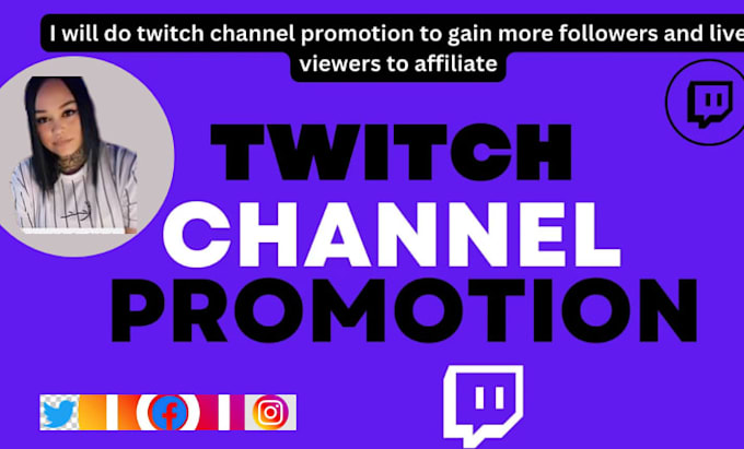 Promote twitch channel organically to 10k active audience to bring live ...