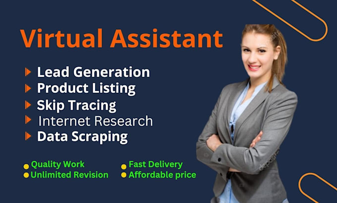 Perform as your virtual assistant for web research, data entry by ...