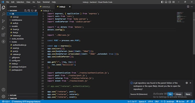 Make Rest Apis With Nodejs Express Js And Mongo Db Or Mysql By Wazir