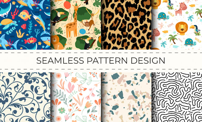 Create seamless pattern design and floral pattern design by ...