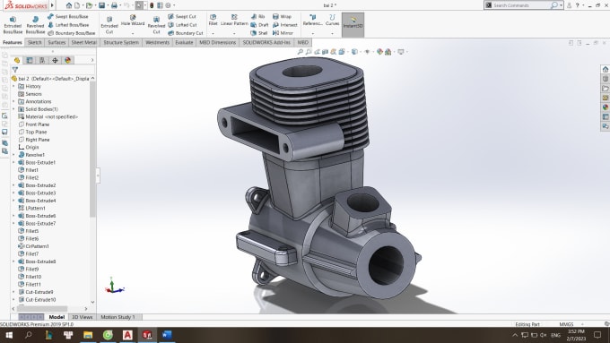 Build 3d models and product designs for you using solidworks by ...